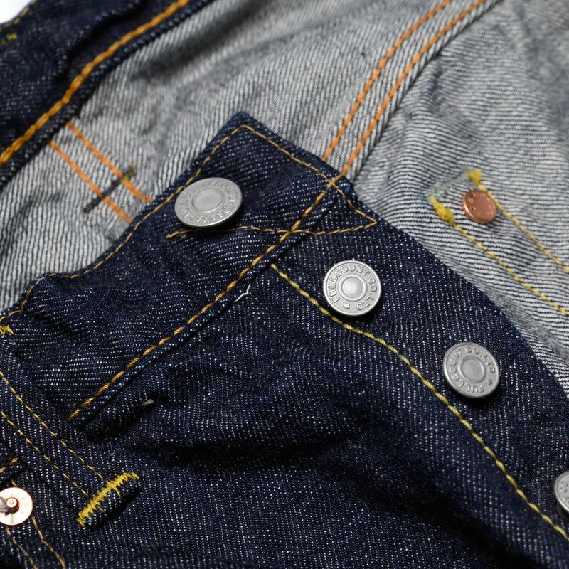 Full Count 1101W Straight 13.75oz Selvedge Denim | BlackBlue