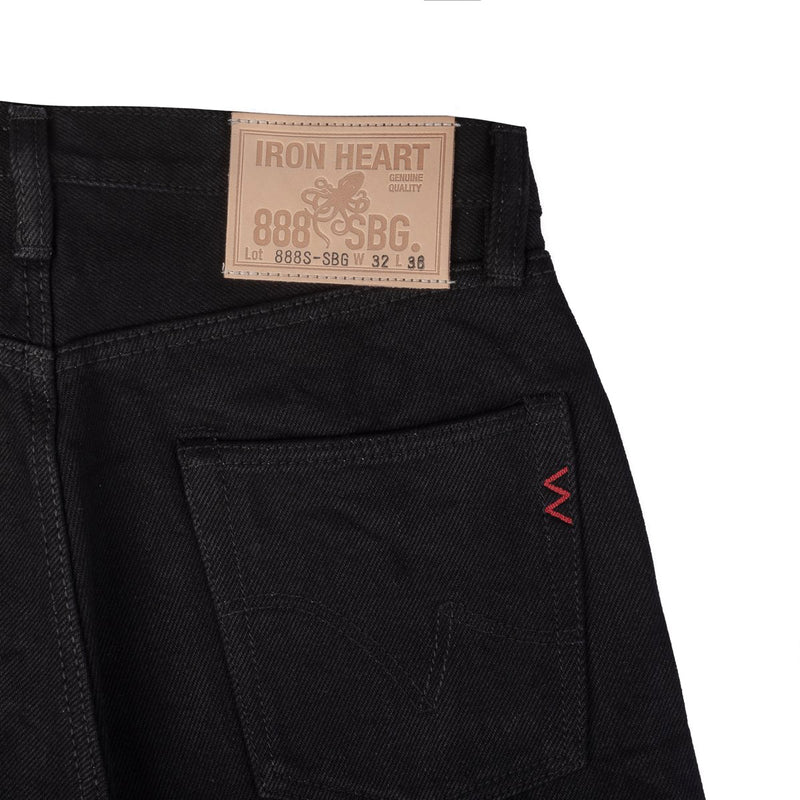 Iron Heart IH-888S-SBG 21oz Selvedge Denim Medium High Rise Tapered Cut ...