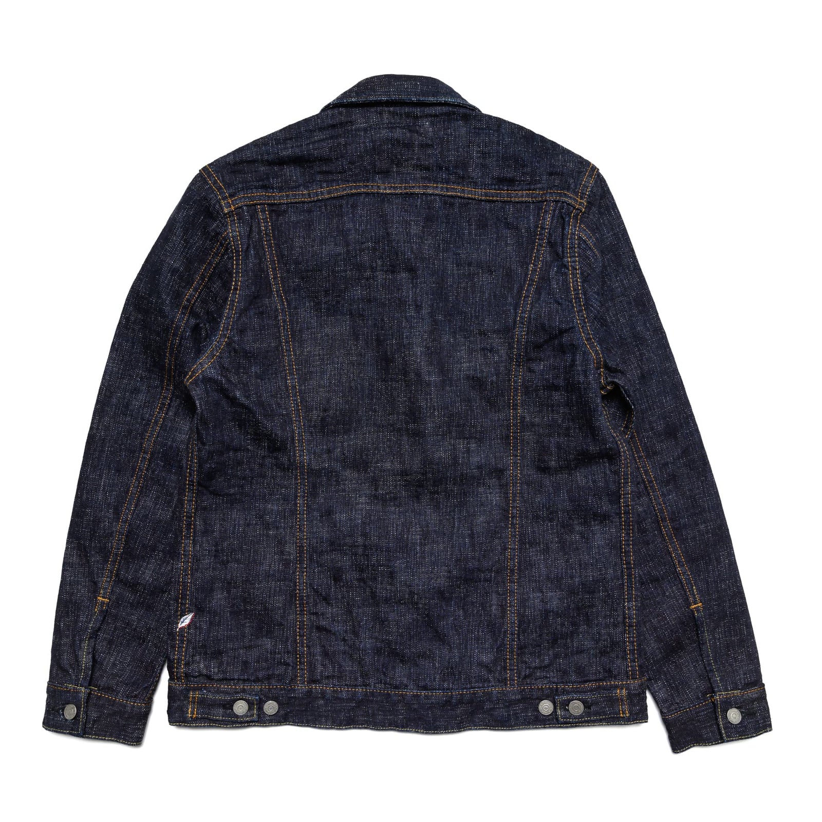Pure Blue Japan 6112 Double Slub 16oz Type III Jacket | BlackBlue