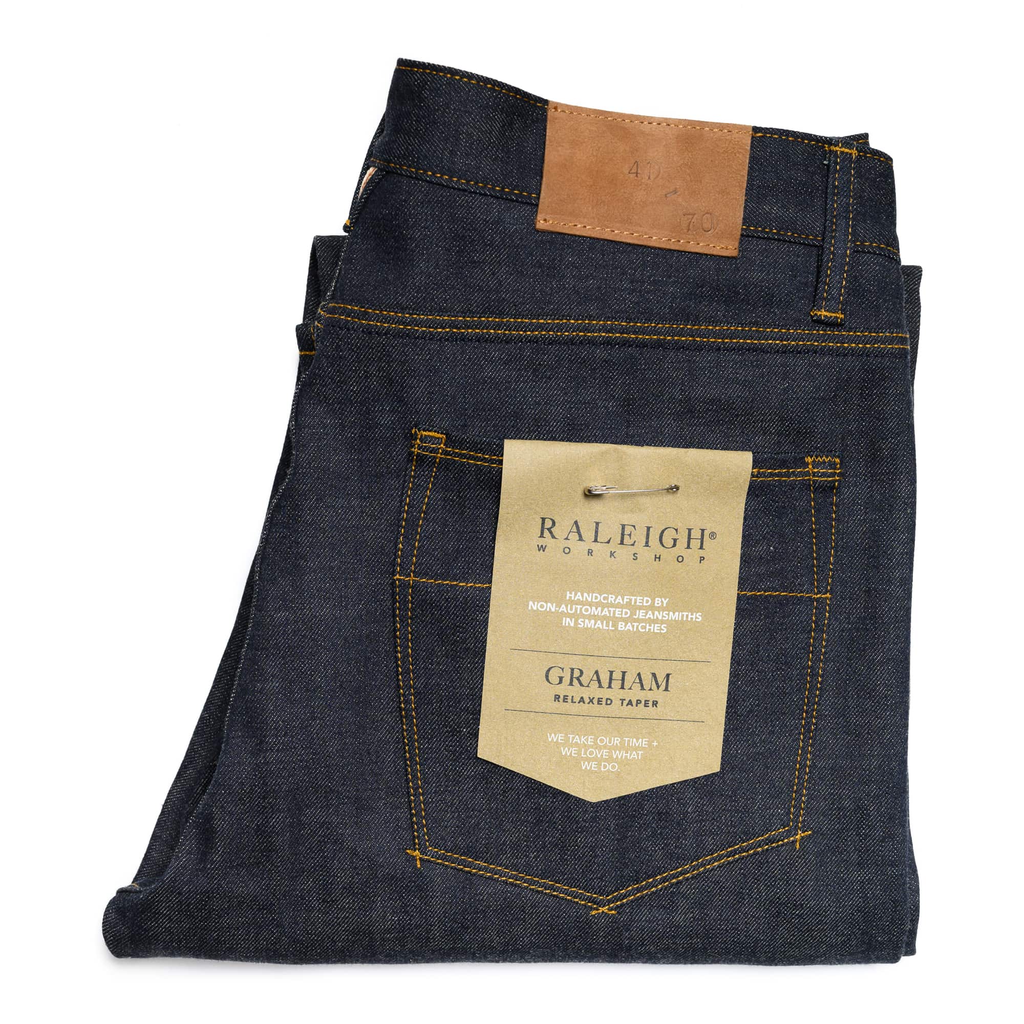 Raleigh Denim | Graham Taper | 13 oz Nihon Menpu Selvedge Denim | BlackBlue