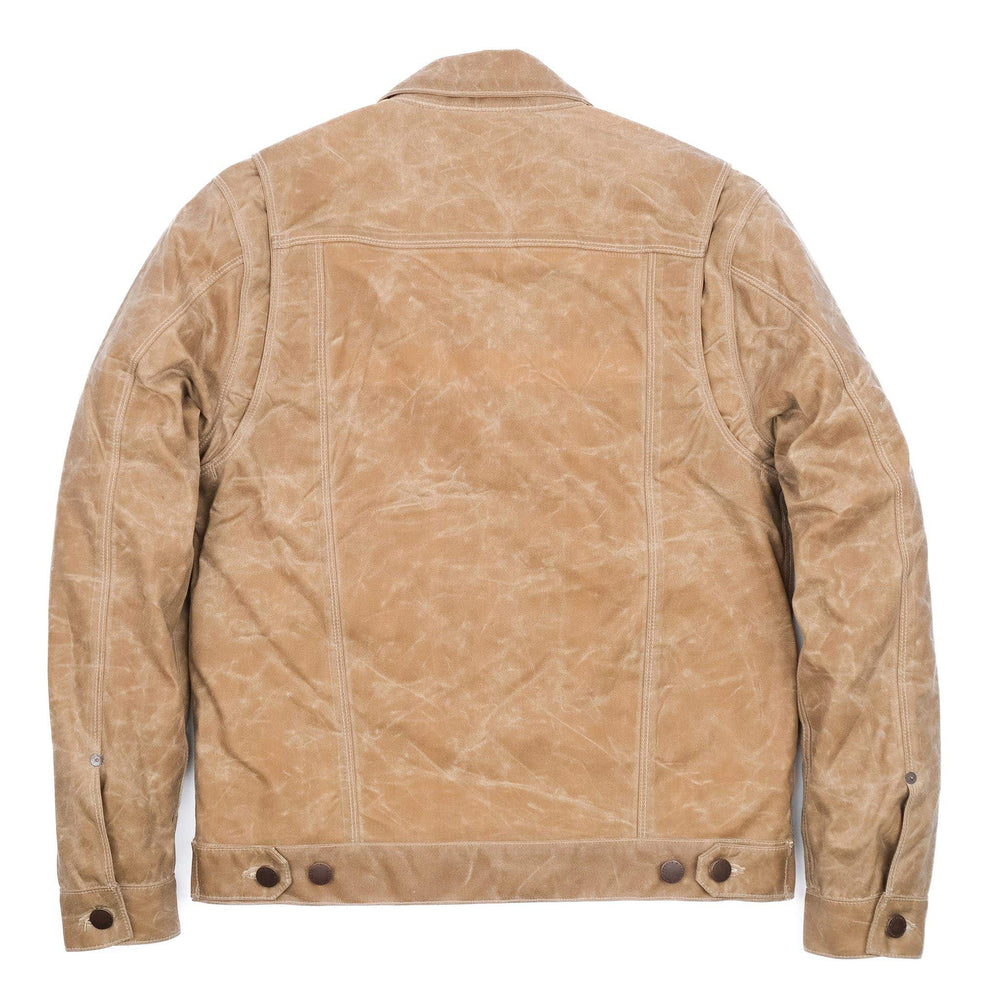 Freenote Cloth RJ-1 Riders Jacket Waxed Canvas Tumbleweed (Red Lining ...